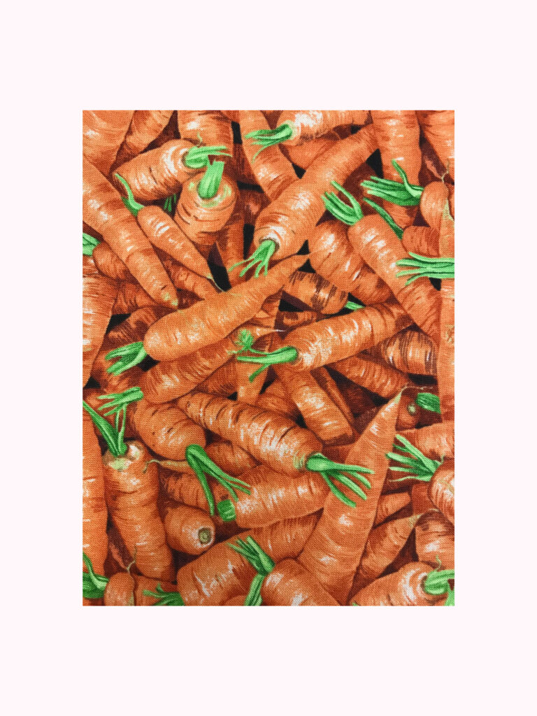 Cook Carrots 808 by Makower - Cotton Fabric - The Log Cabin - Fabric ...