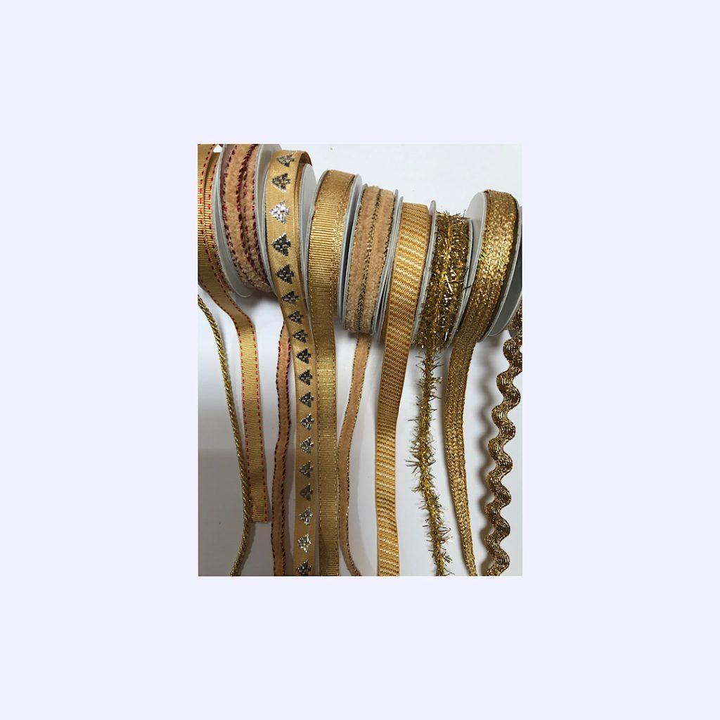 Gold Braiding | The Log Cabin - Fabric, Sewing Kits in Essex
