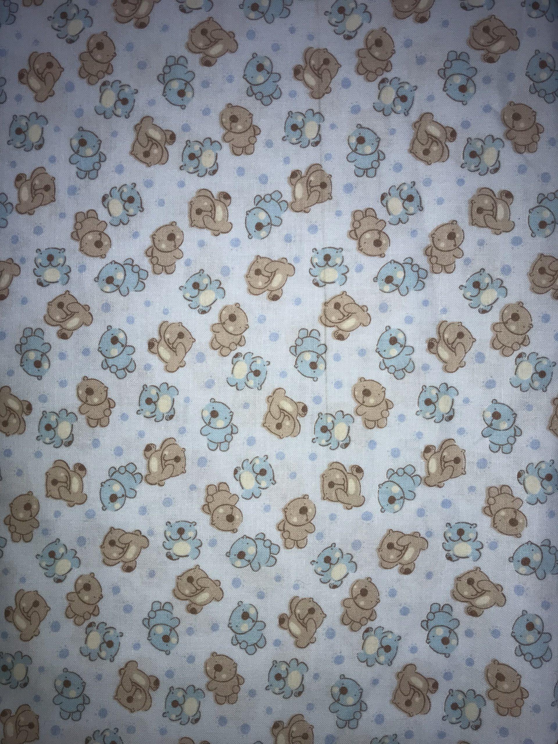 Baby Teddy Blue by John Louden | The Log Cabin - Fabric, Sewing Kits in ...